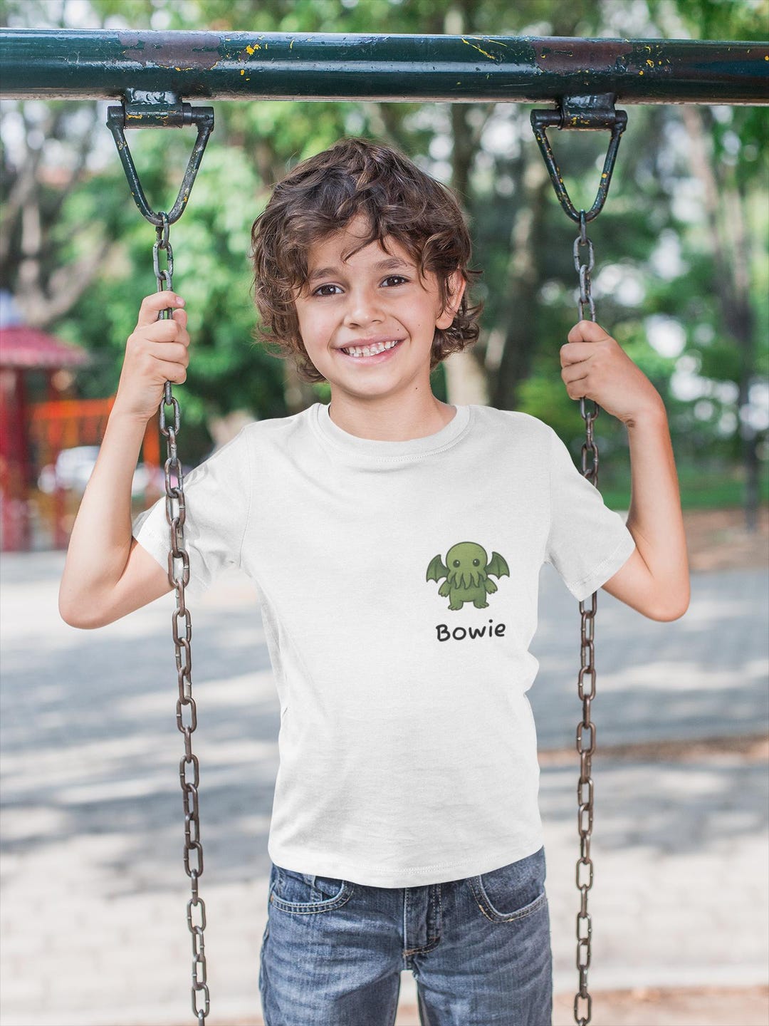 Personalized Cthulhu Kids Shirt, Custom Name Tee - Etsy