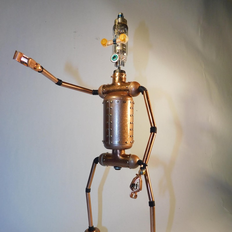 Robot Sculpture - Etsy