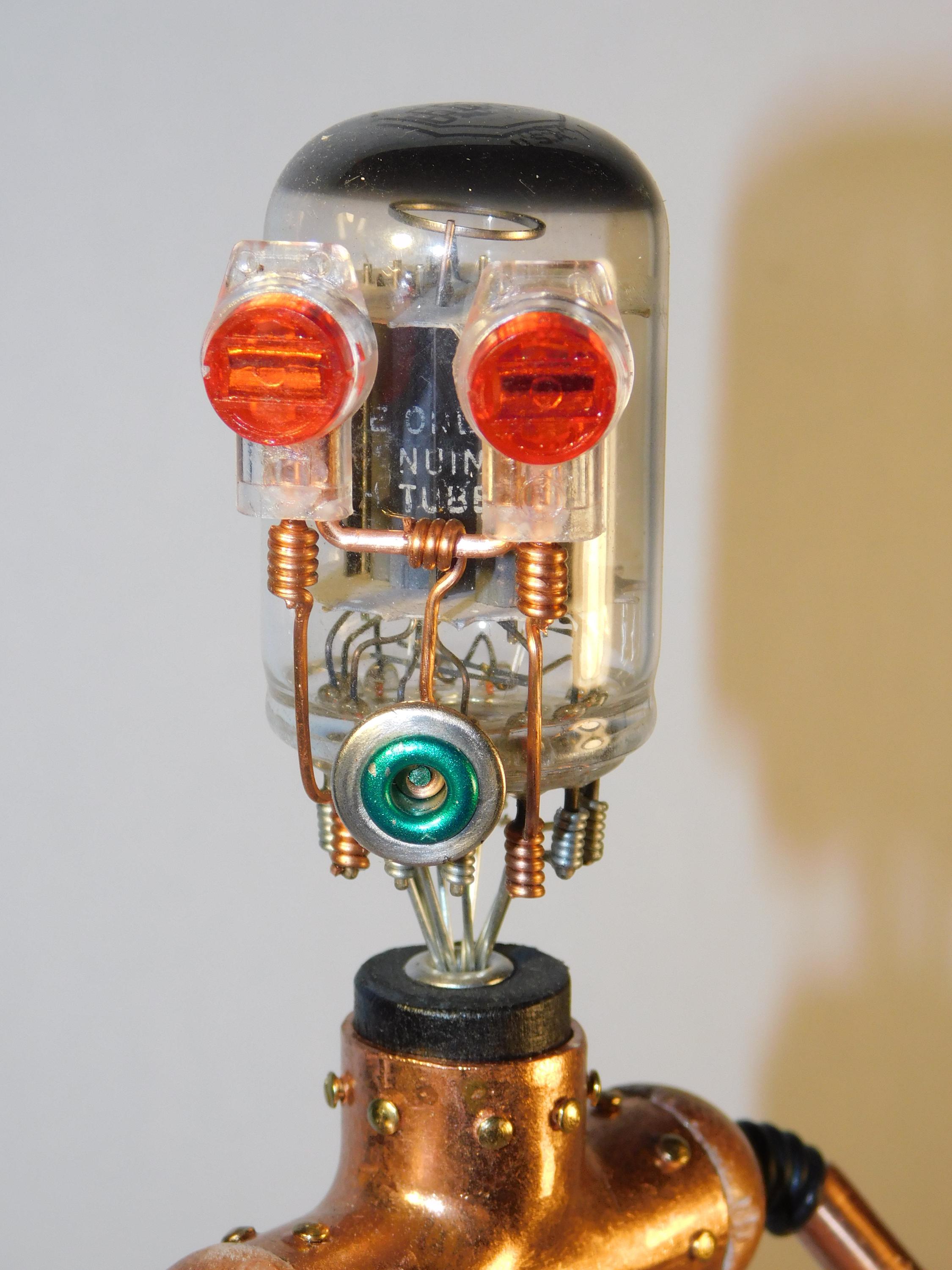 Robot Sculpture Steampunk Posable Figure Bend-o-bot - Etsy