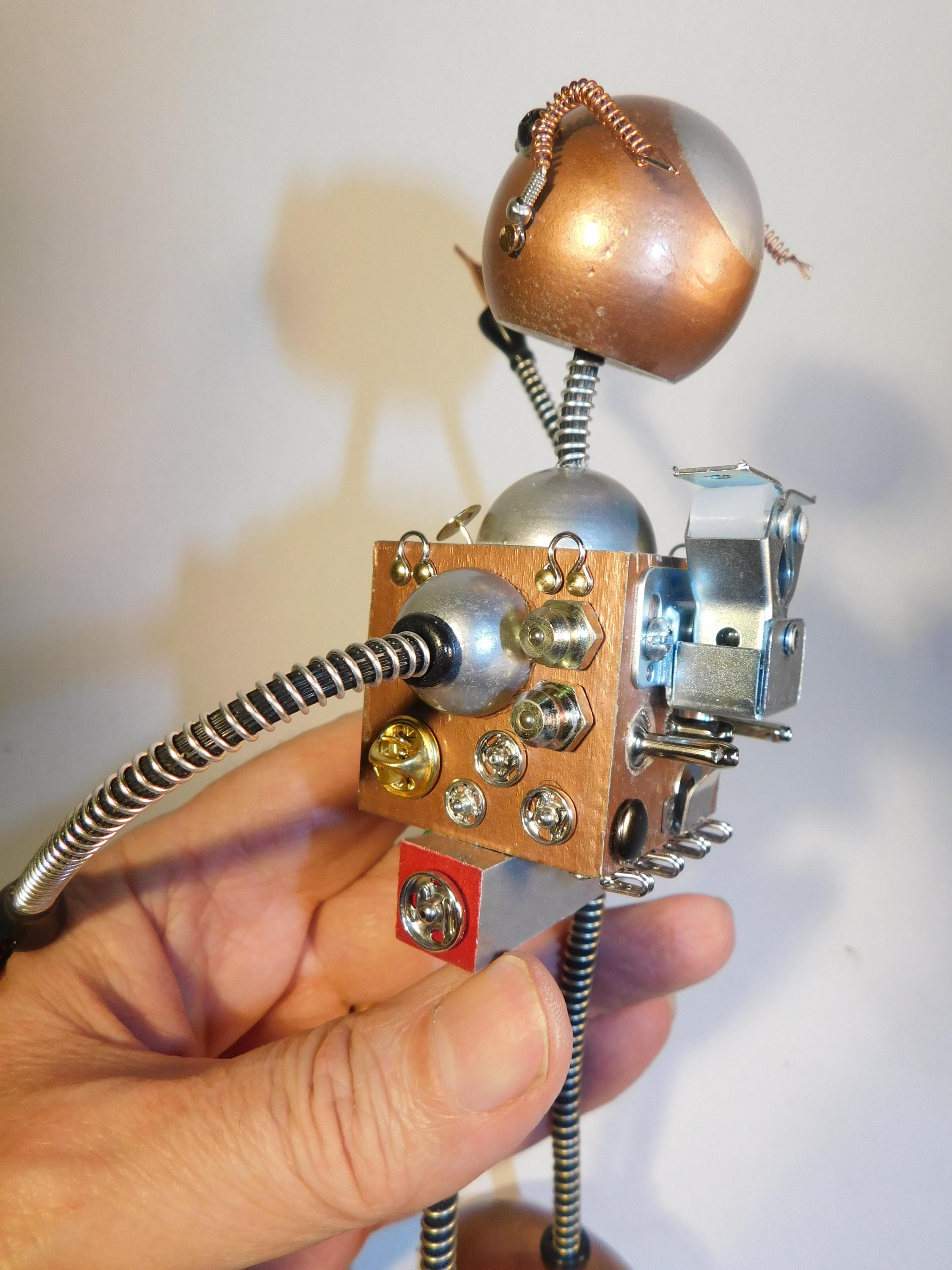 Robot Sculpture Bendable Posable Figure Nerd Geek Science Fiction ...