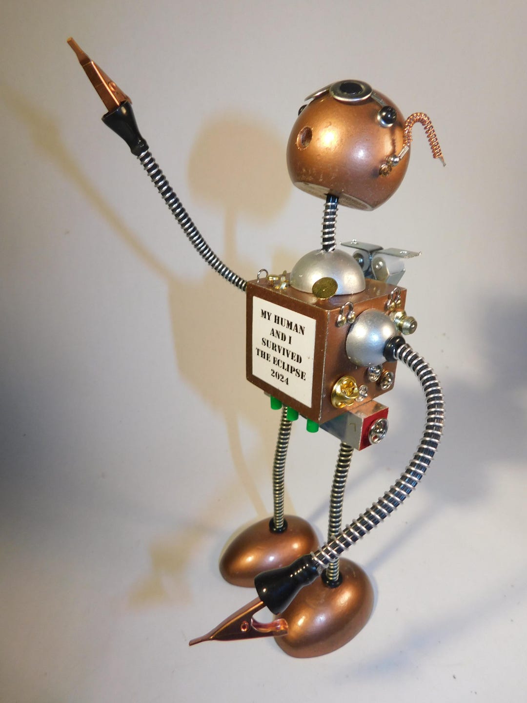 Robot Sculpture Bendable Posable Figure Nerd Geek Science Fiction ...