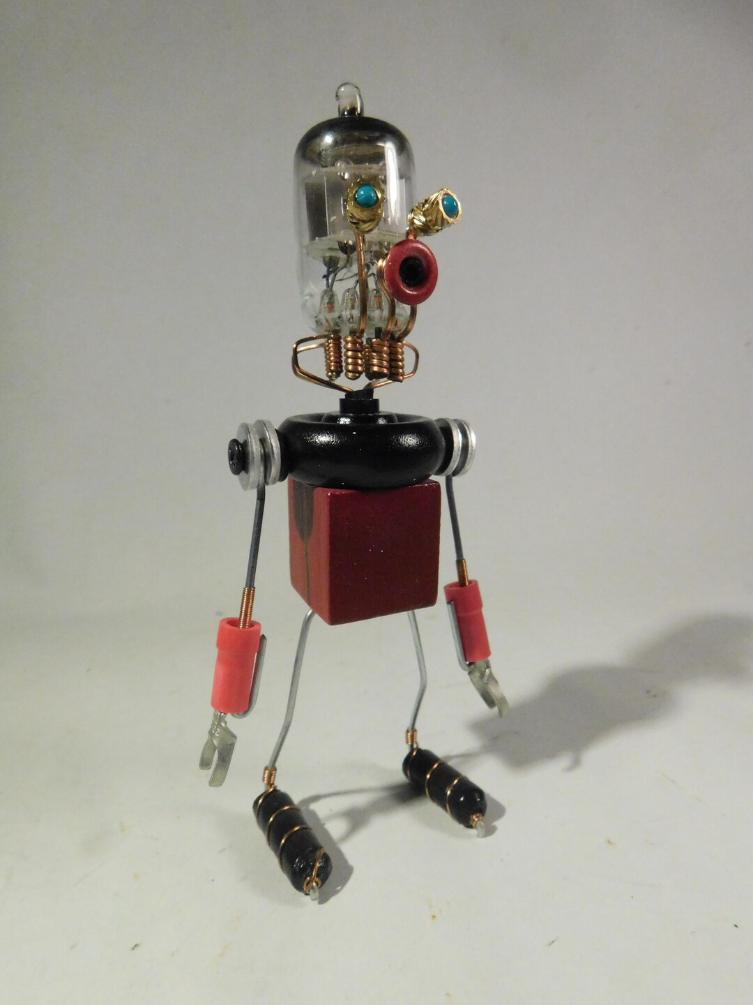 Robot Sculpture Bendable Posable Figure Nerd Geek Science Fiction ...