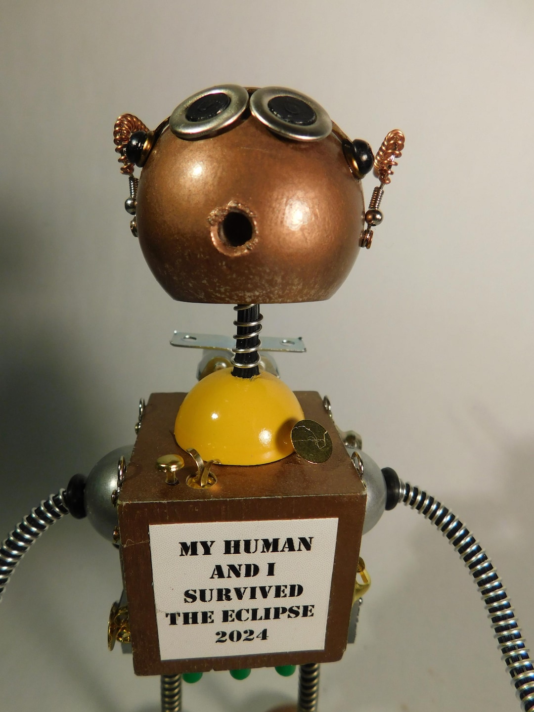 Robot Sculpture Bendable Posable Figure Nerd Geek Science Fiction ...