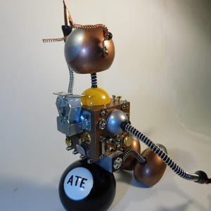 Robot Sculpture Bendable Posable Figure Nerd Geek Science Fiction ...