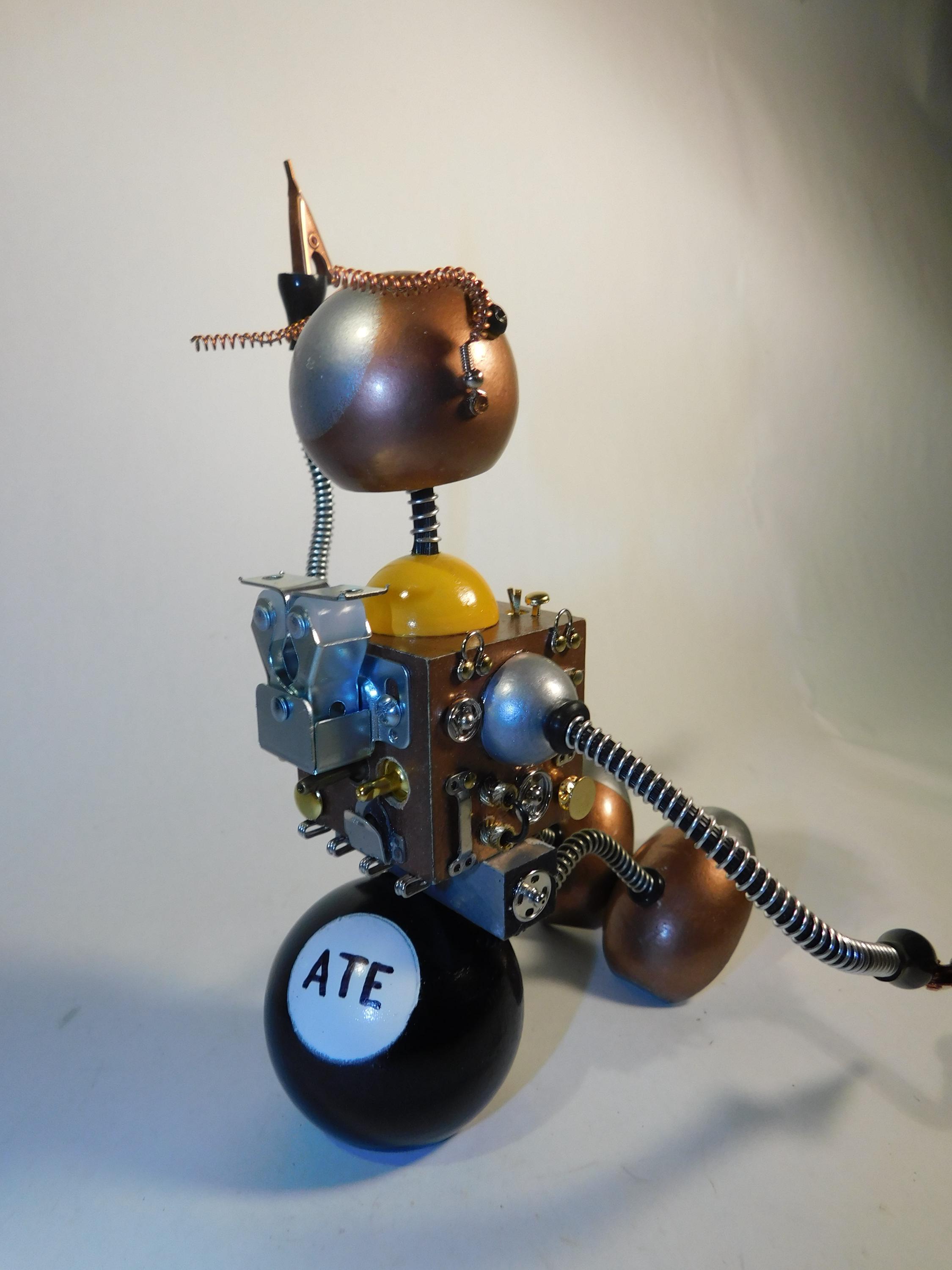 Robot Sculpture Bendable Posable Figure Nerd Geek Science Fiction ...
