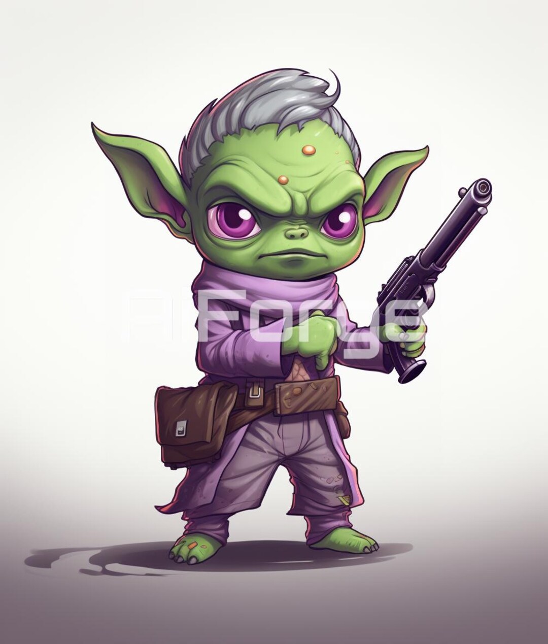 Cartoon Character Desperados: Unique Ai Art Prints for Kids' Rooms ...