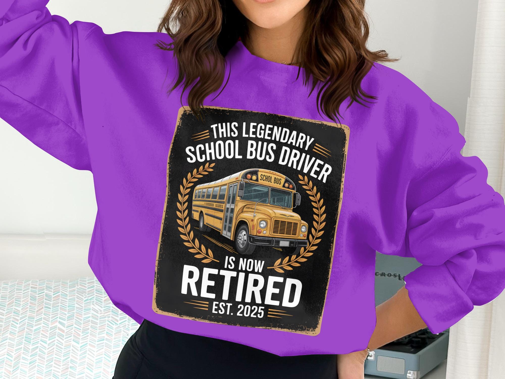Retired School Bus Driver 2025 PNG: Retirement Gift (digital Download ...
