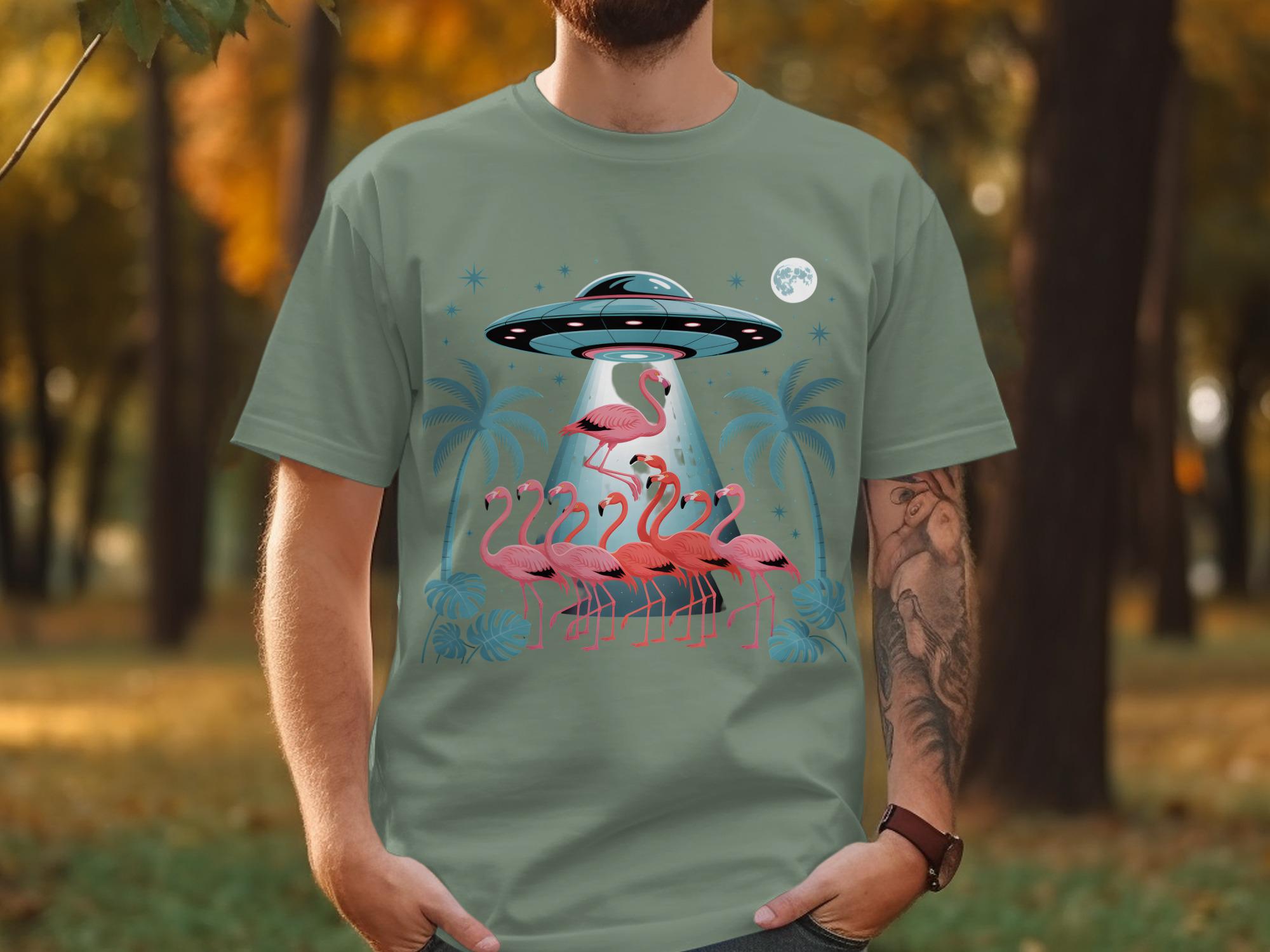 Flamingo UFO Png, Alien Abduction Png, Summer Digital Download PNG ...