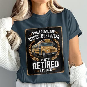 Retired School Bus Driver 2025 PNG: Retirement Gift (digital Download ...