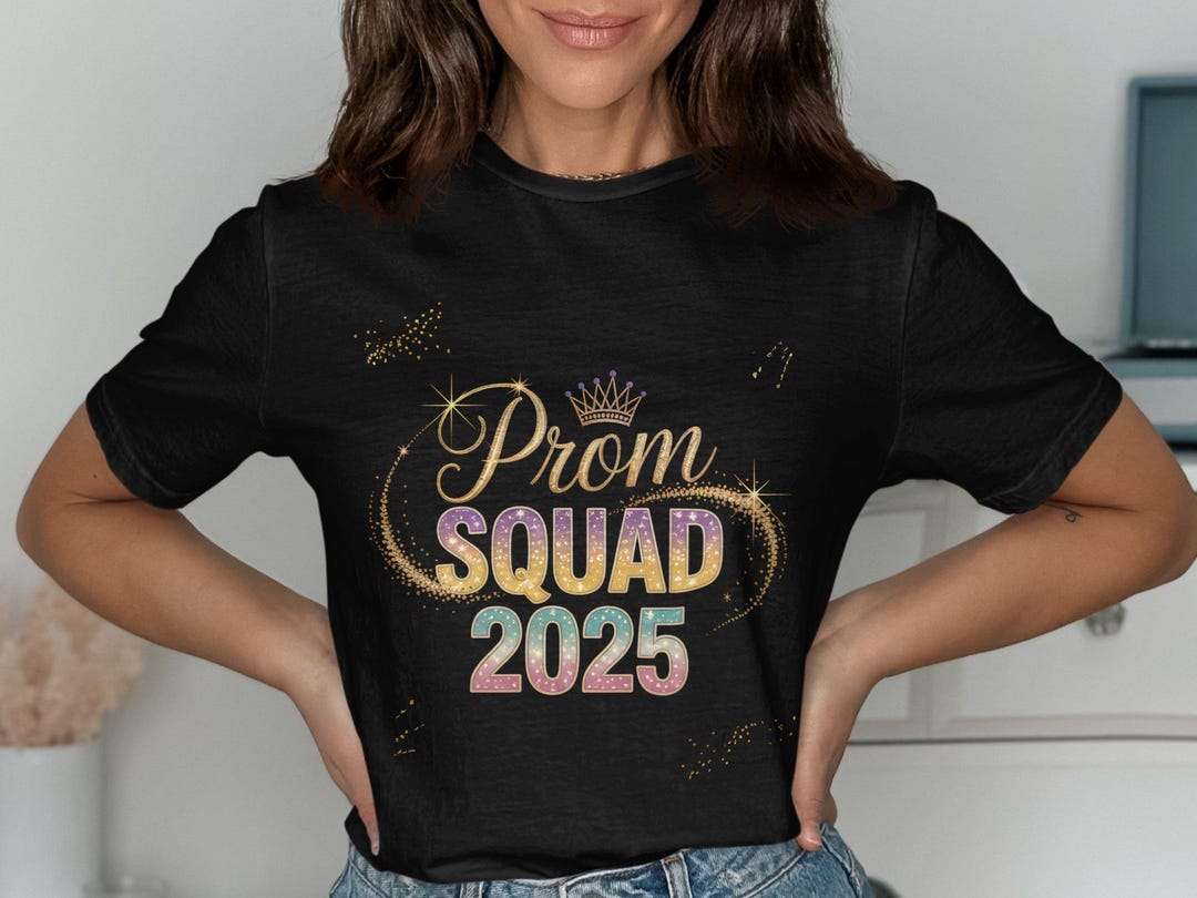 Prom Squad 2025 T-shirts, Prom T-shirt, Matching Group Shirts, Prom ...