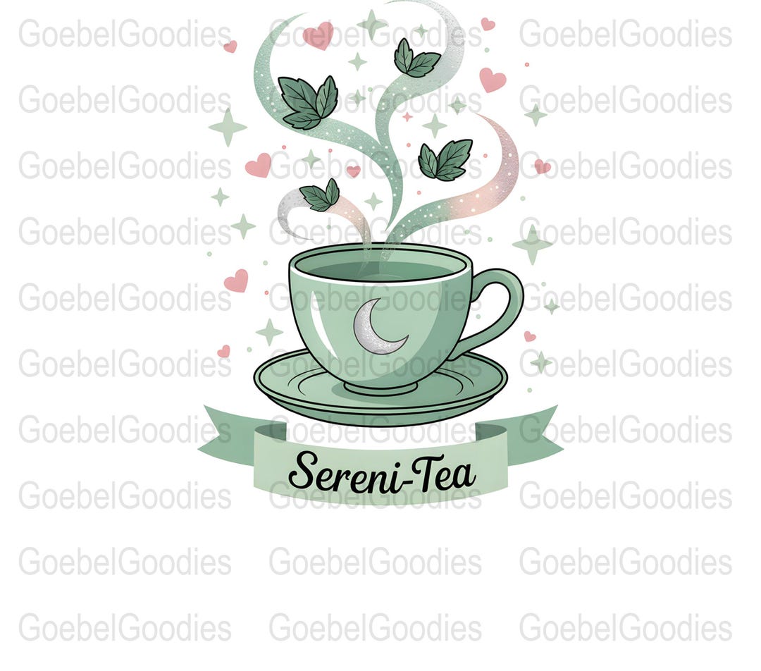 Pastel Tea Cup PNG: Kawaii Sereni-tea Clipart (digital Download) - Etsy ...