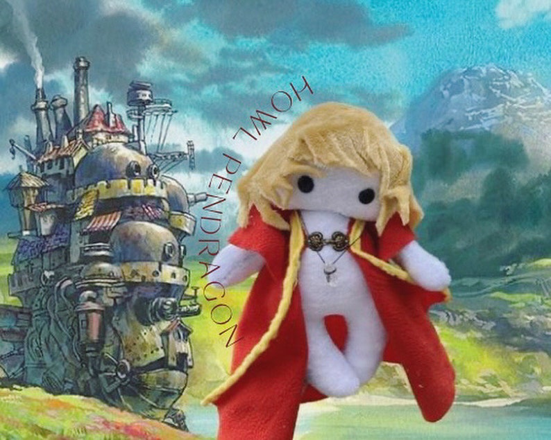Howl Pendragon Studio Ghibli Handsewn Plush Doll - Etsy