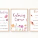 Preschool Classroom Posters Calm Down Corner Floral Wall Art for Calm ...