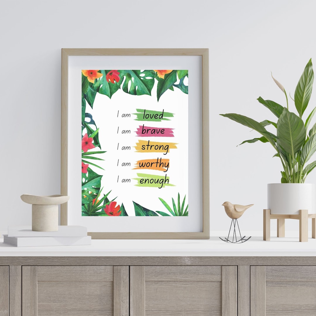 Rainforest Wall Art for Calm Down Corner Posters Calming Corner Tools ...