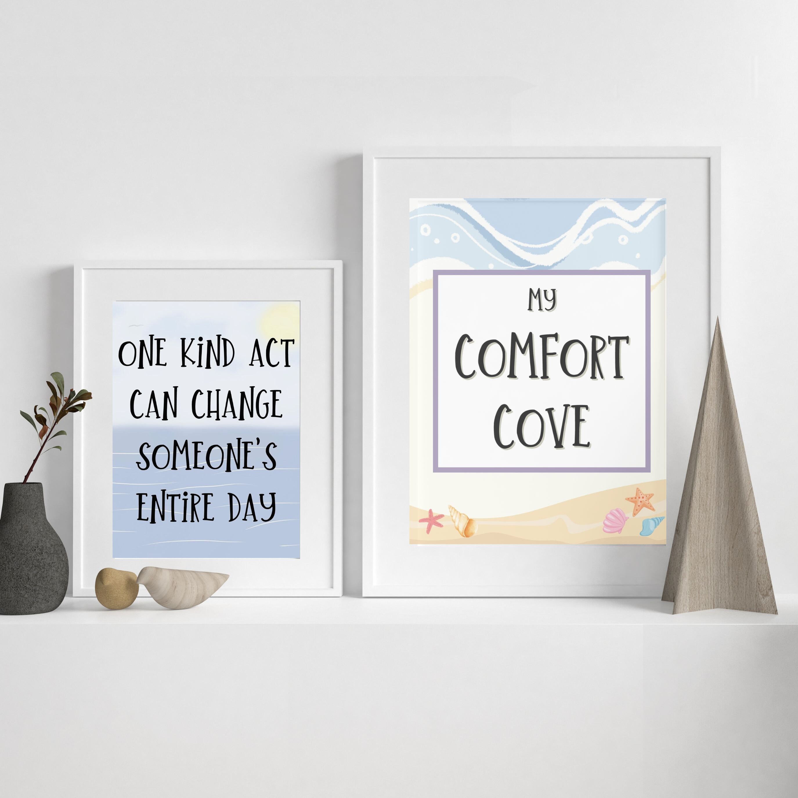 Calming Corner Posters for Homeschool Calm Down Corner Ocean Posters ...
