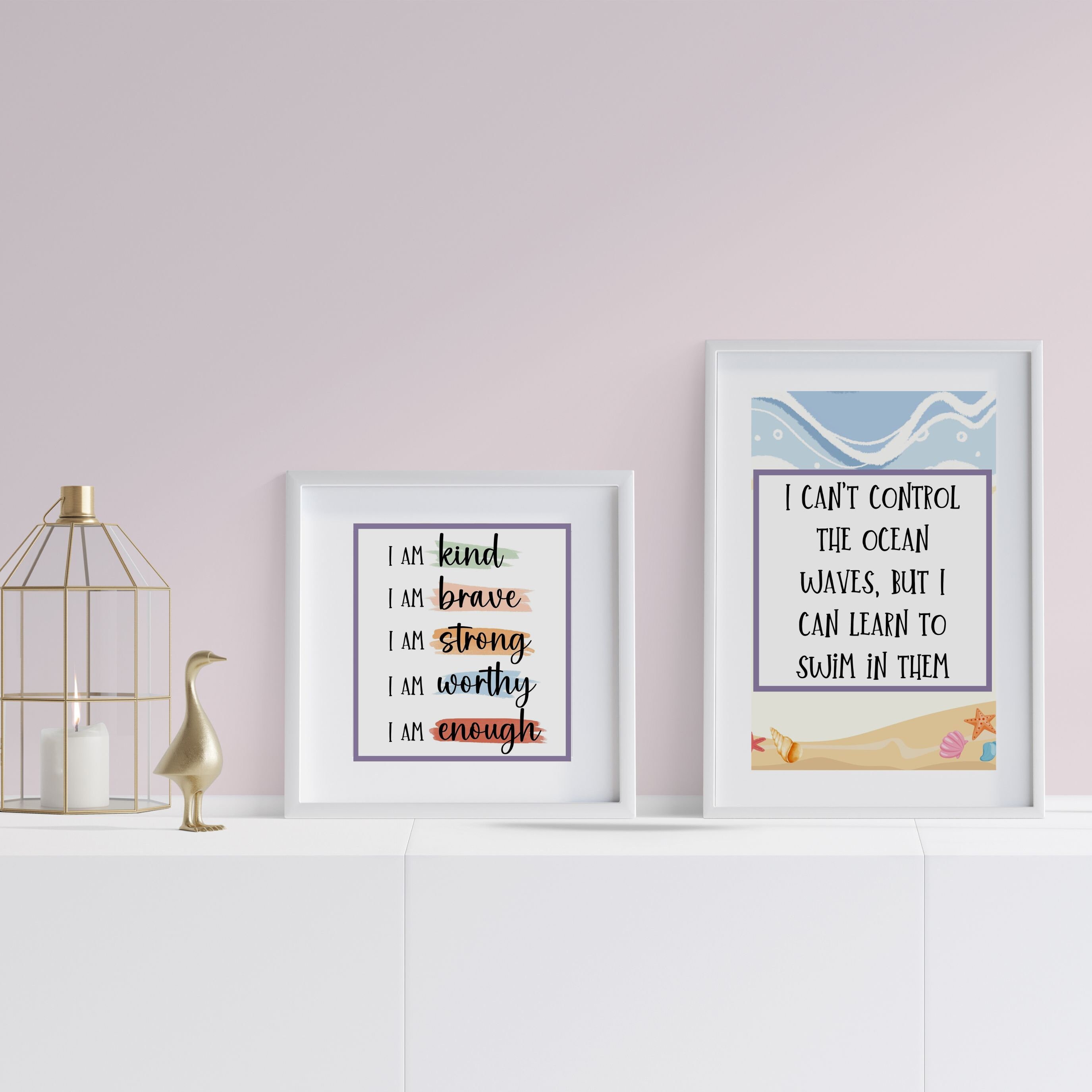 Calming Corner Posters for Homeschool Calm Down Corner Ocean Posters ...