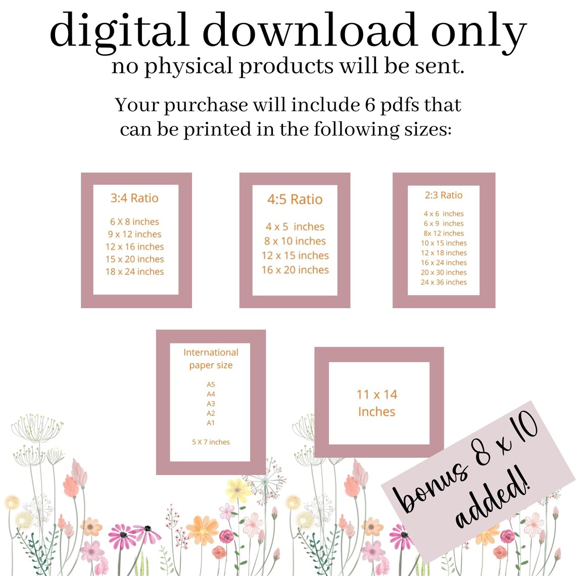 Preschool Classroom Posters Calm Down Corner Floral Wall Art for Calm ...