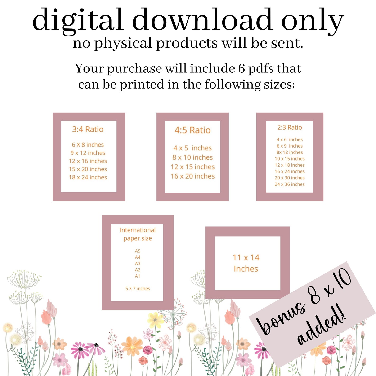 Preschool Classroom Posters Calm Down Corner Floral Wall Art for Calm ...