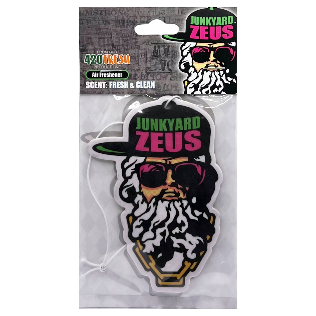 Junkyard Zeus Logo God Jupiter Norse Myth Mythical Thor Odin Hanging Auto Automobile Car Truck ...