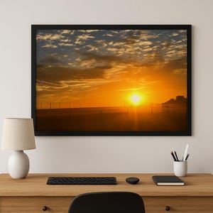 Golden Rise | Rustic Sunrise Printable Wall Art | Digital Download ...
