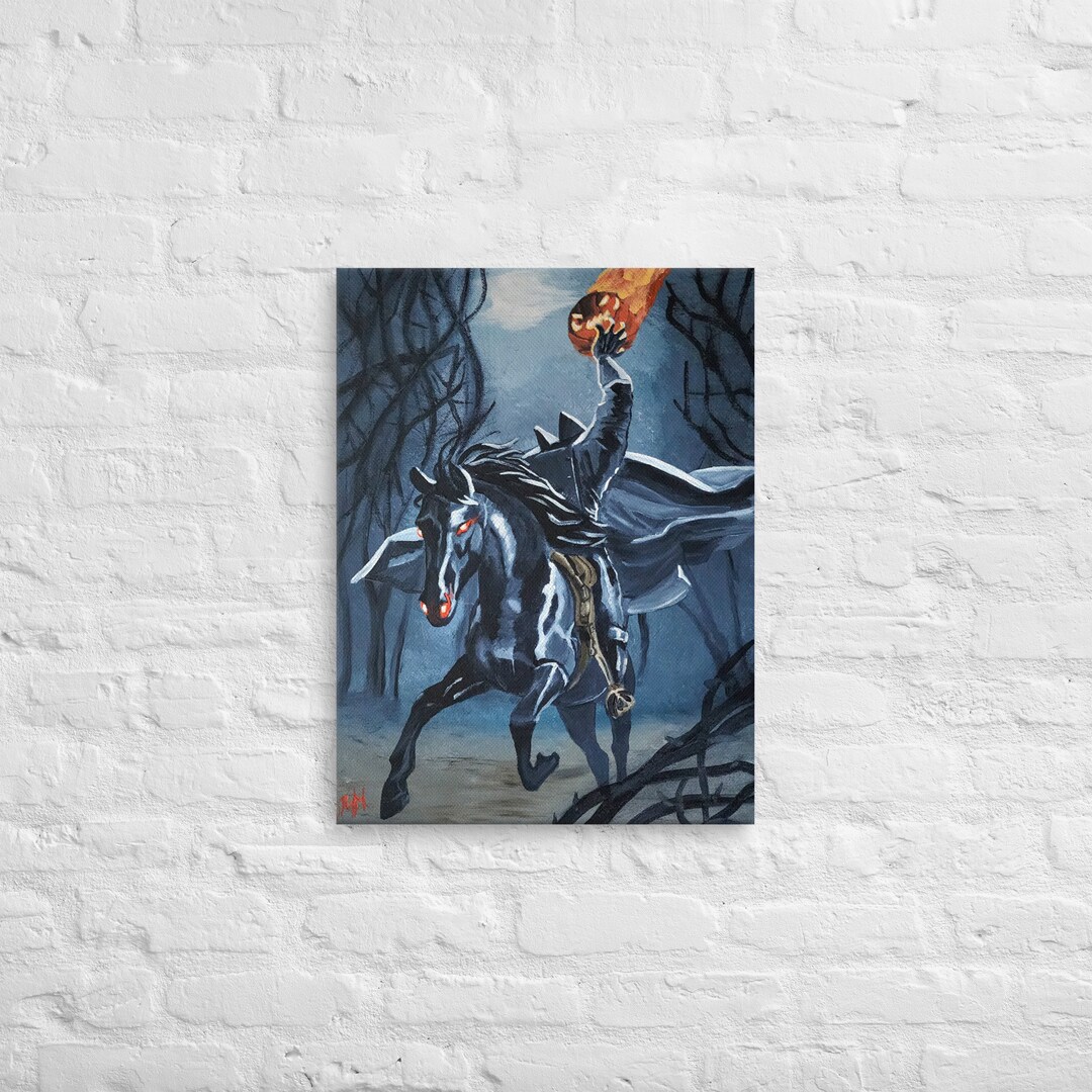 The Legend of Sleepy Hollow Canvas Print - Etsy