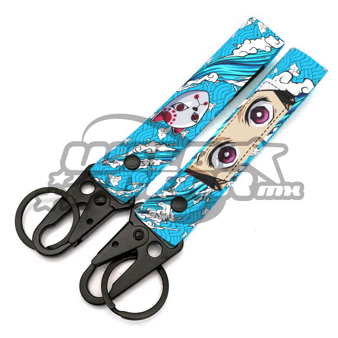 Kitsune Mask Key Strap Keychain Anime Inspired - Etsy