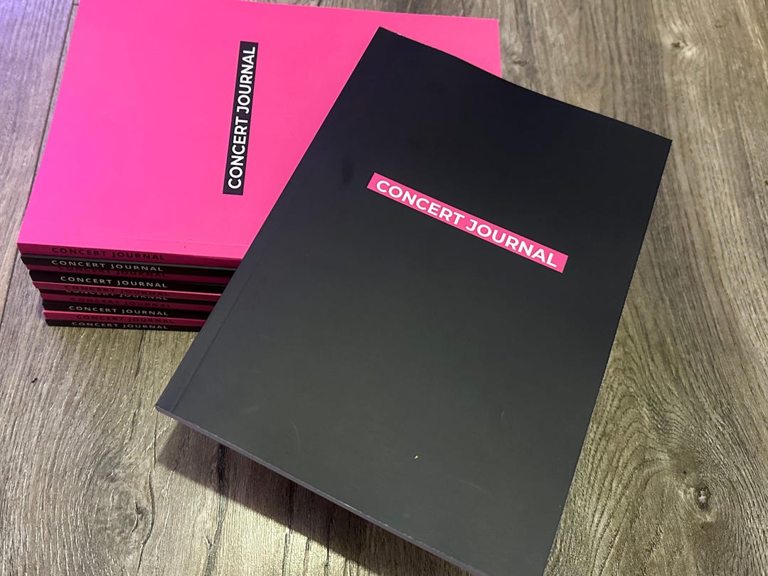 Concert Journal to Record 24 Gigs | Concert Diary With Setlist, Pics ...