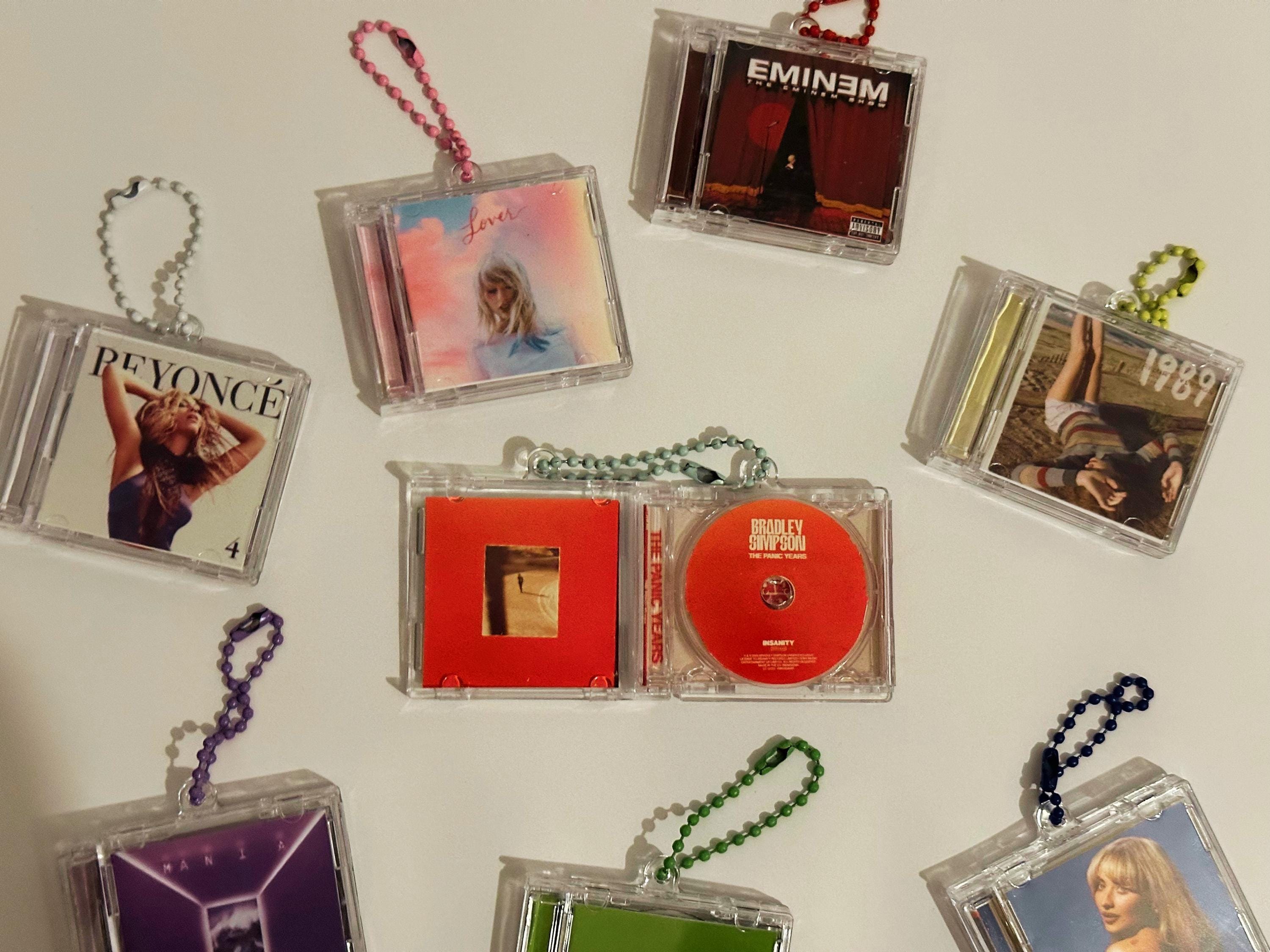 Custom Mini Album CD Keychain | NFC Enabled | Personalised Father's Day ...