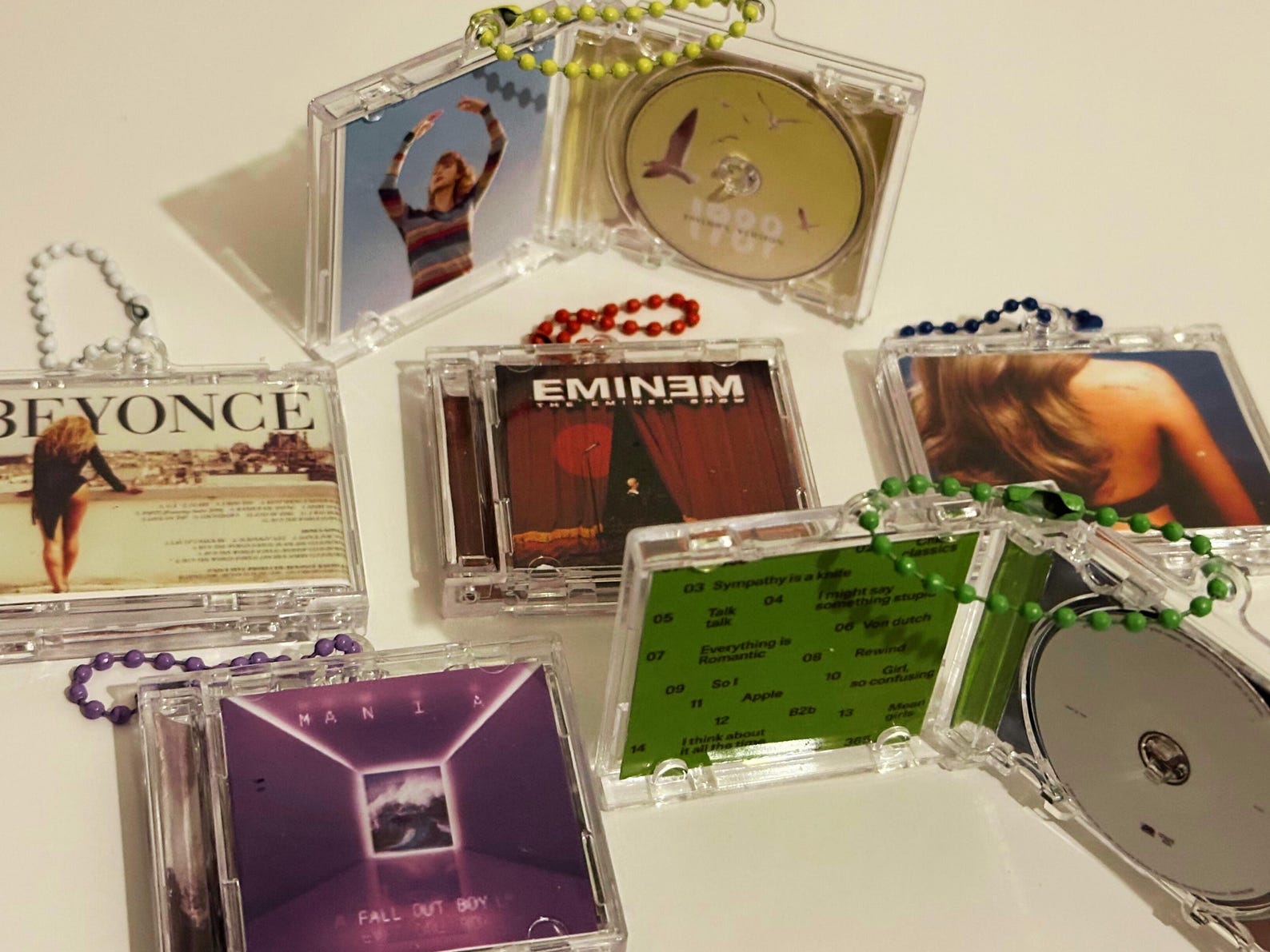 Custom Mini Album CD Keychain | NFC Enabled | Personalised Father's Day ...