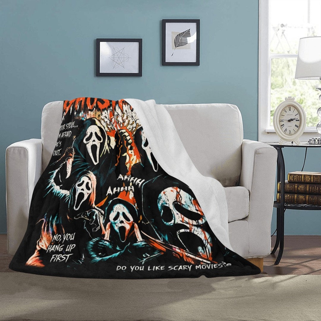Ghostface Ultra Soft Micro Fleece Throw 60x50inch Inch Scream Throw ...