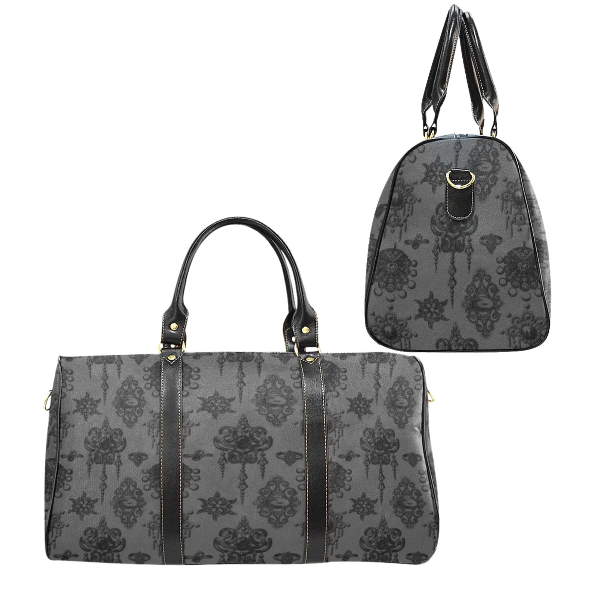 Gothic Travel Bag Goth Travel Accessories-gothic Duffle Style Bag-large ...