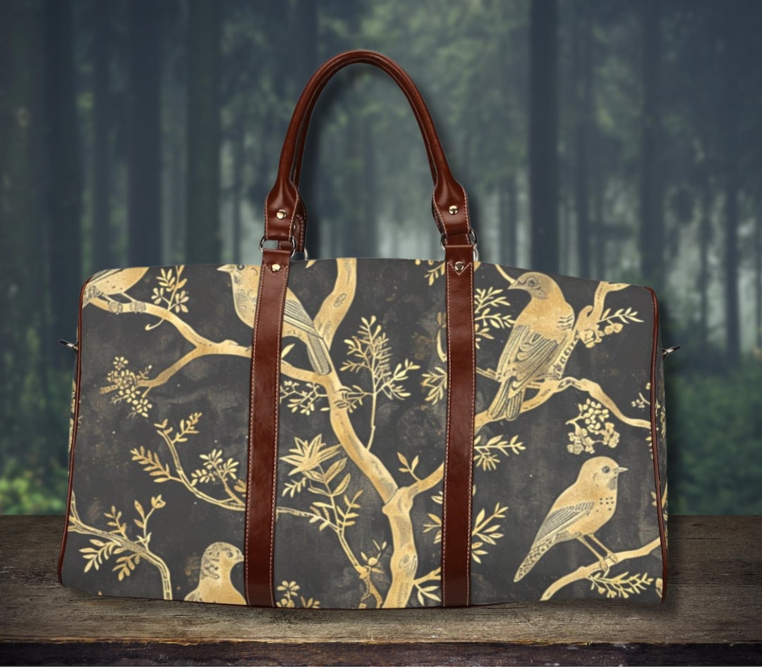 Victorian Travel Bag- Goth Travel Accessories-gothic Duffle Style Bag ...