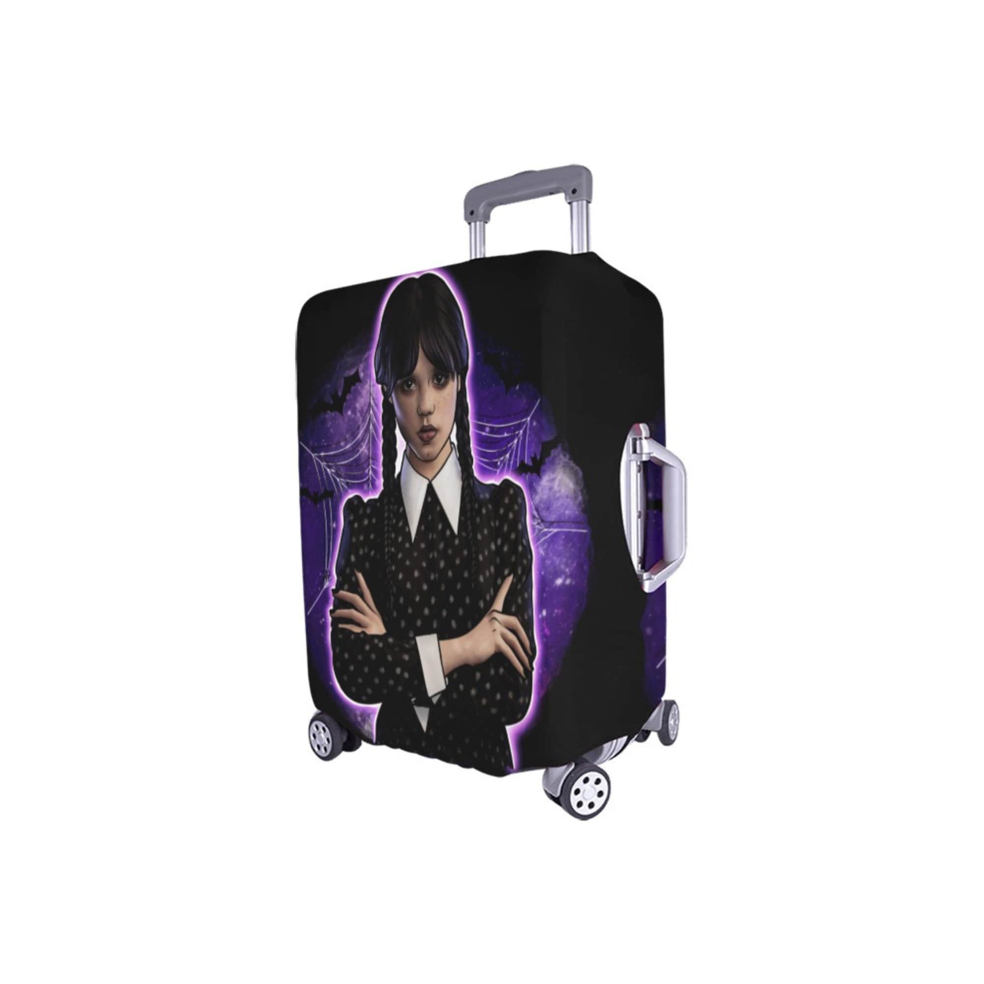 Wednesday Luggage Cover-custom Suitcase Cover-addams Family Inspired ...