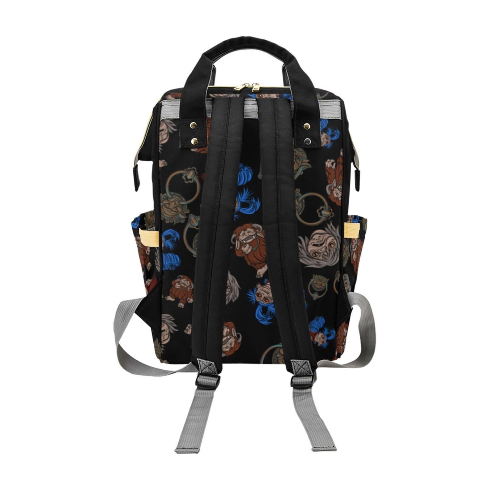 Labyrinth Worm Print Diaper Bag Backpack – Gothic Nappy Bag - Etsy