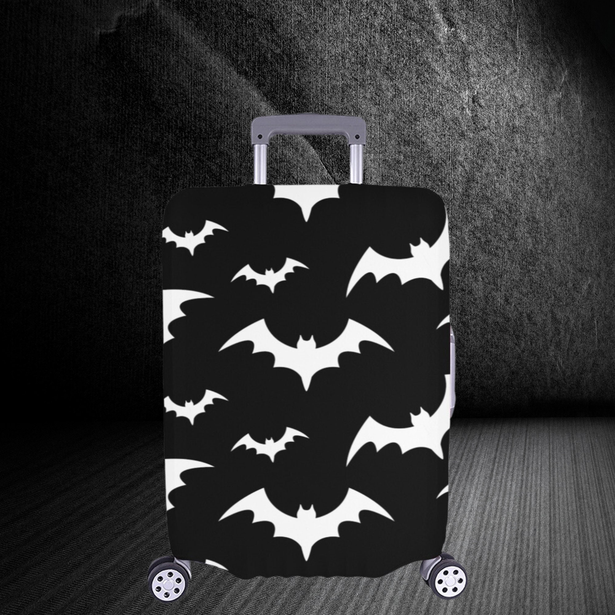 Bat Suitcase Cover-gothic Luggage Cover-bats Travel Bag Cover-gothic ...