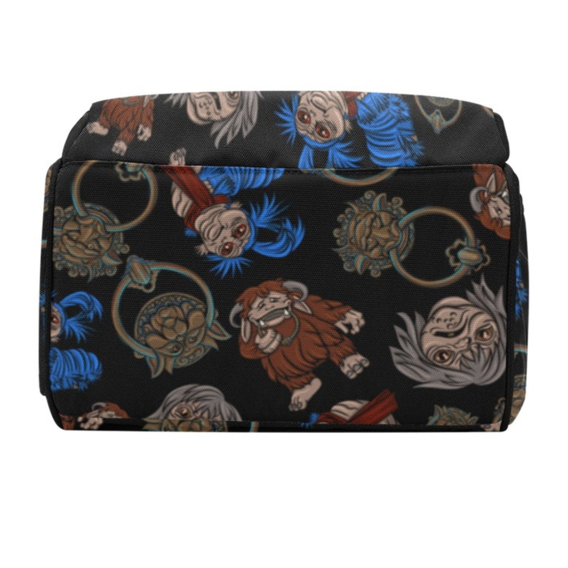 Labyrinth Worm Print Diaper Bag Backpack – Gothic Nappy Bag - Etsy