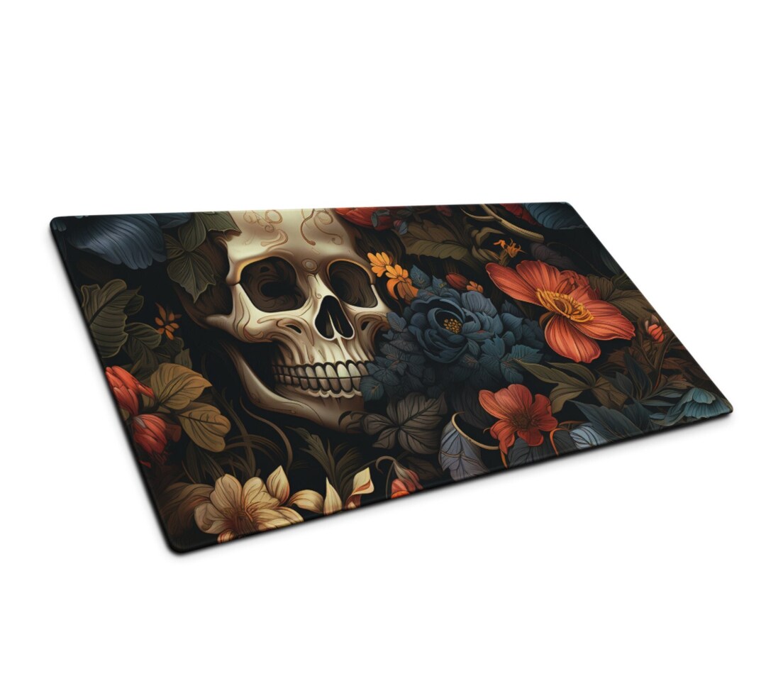 Dark Botanical Gaming Mouse Pad-cottagecore Mouse Pad-gaming Desk Mat ...