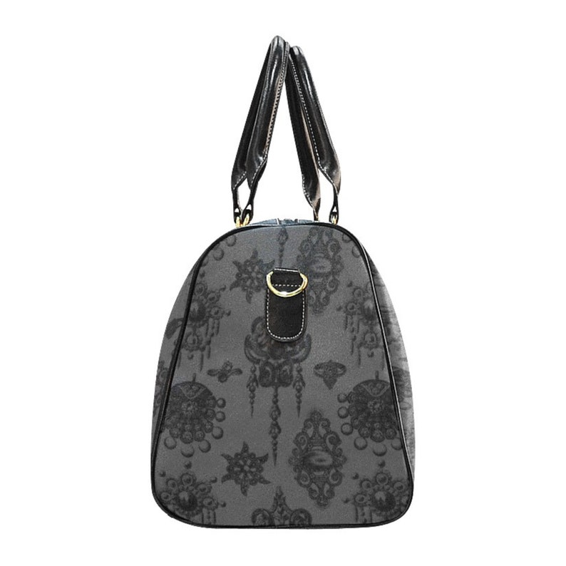 Gothic Travel Bag Goth Travel Accessories-gothic Duffle Style Bag-large ...
