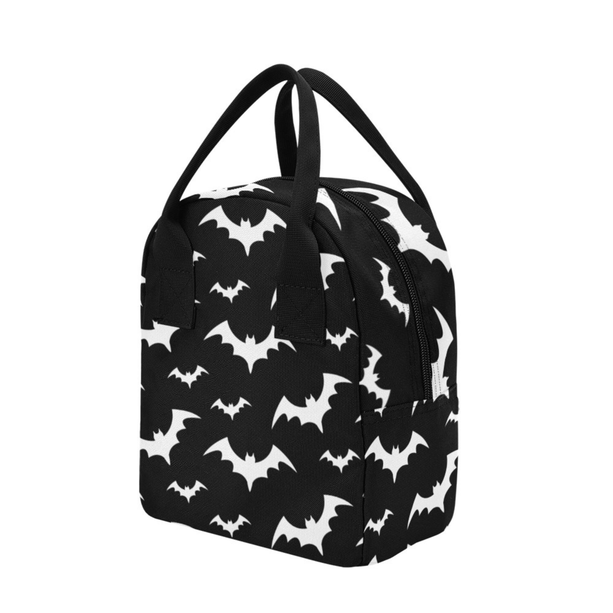 Gothic Bats Lunch Bag-bat Lunch Box-lunch Bag Insulated-gothic Lunch ...