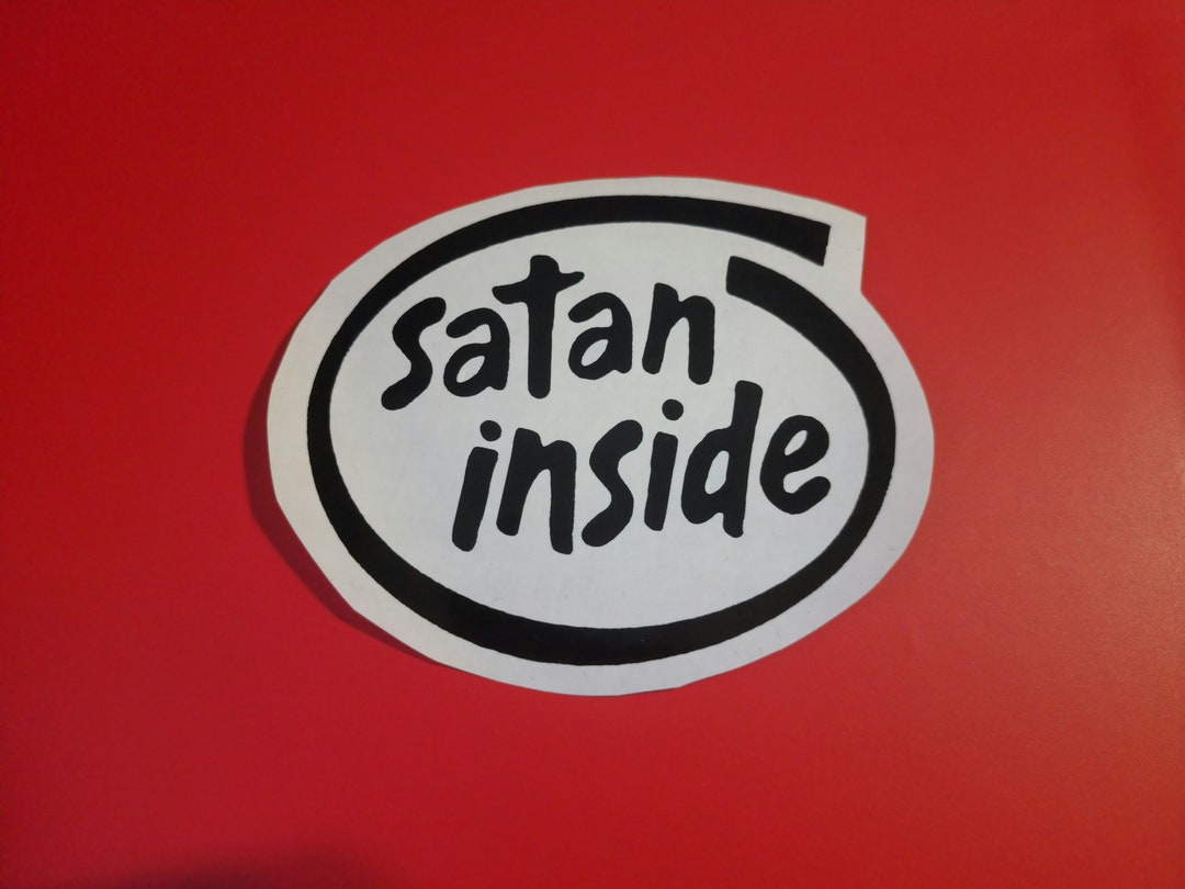 Satan Inside Decal – Premium Vinyl Sticker for Cars, Laptops & More ...