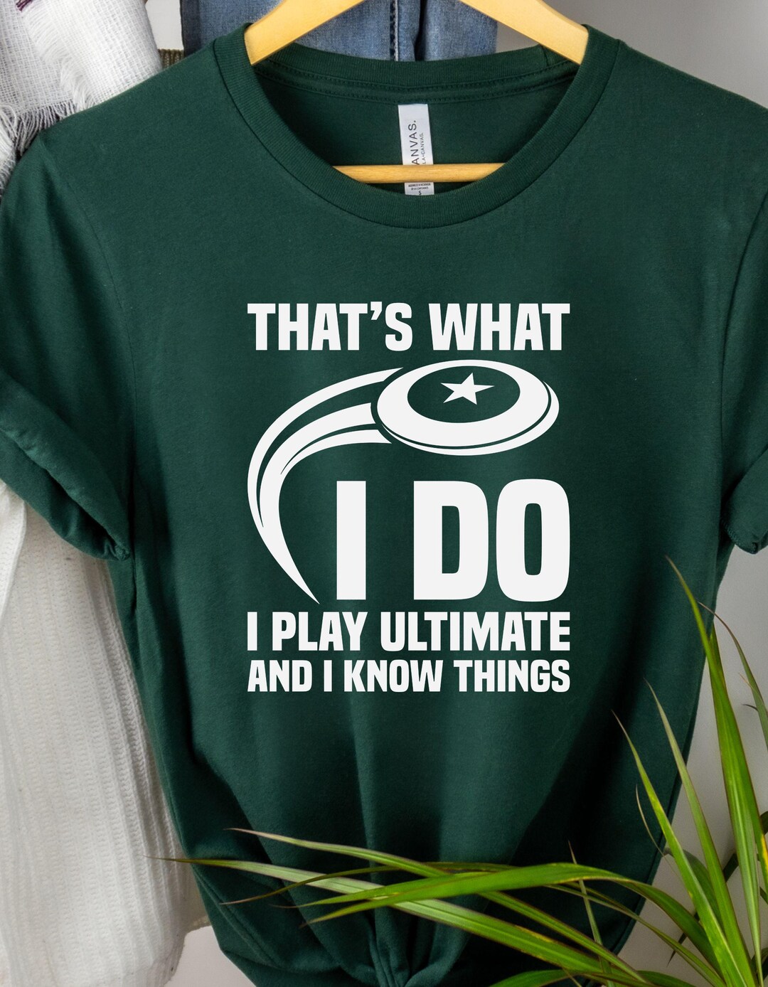 Ultimate Player Unisex Tee, Disc Golf Lover Shirt, Fun Gift Sports Wear ...