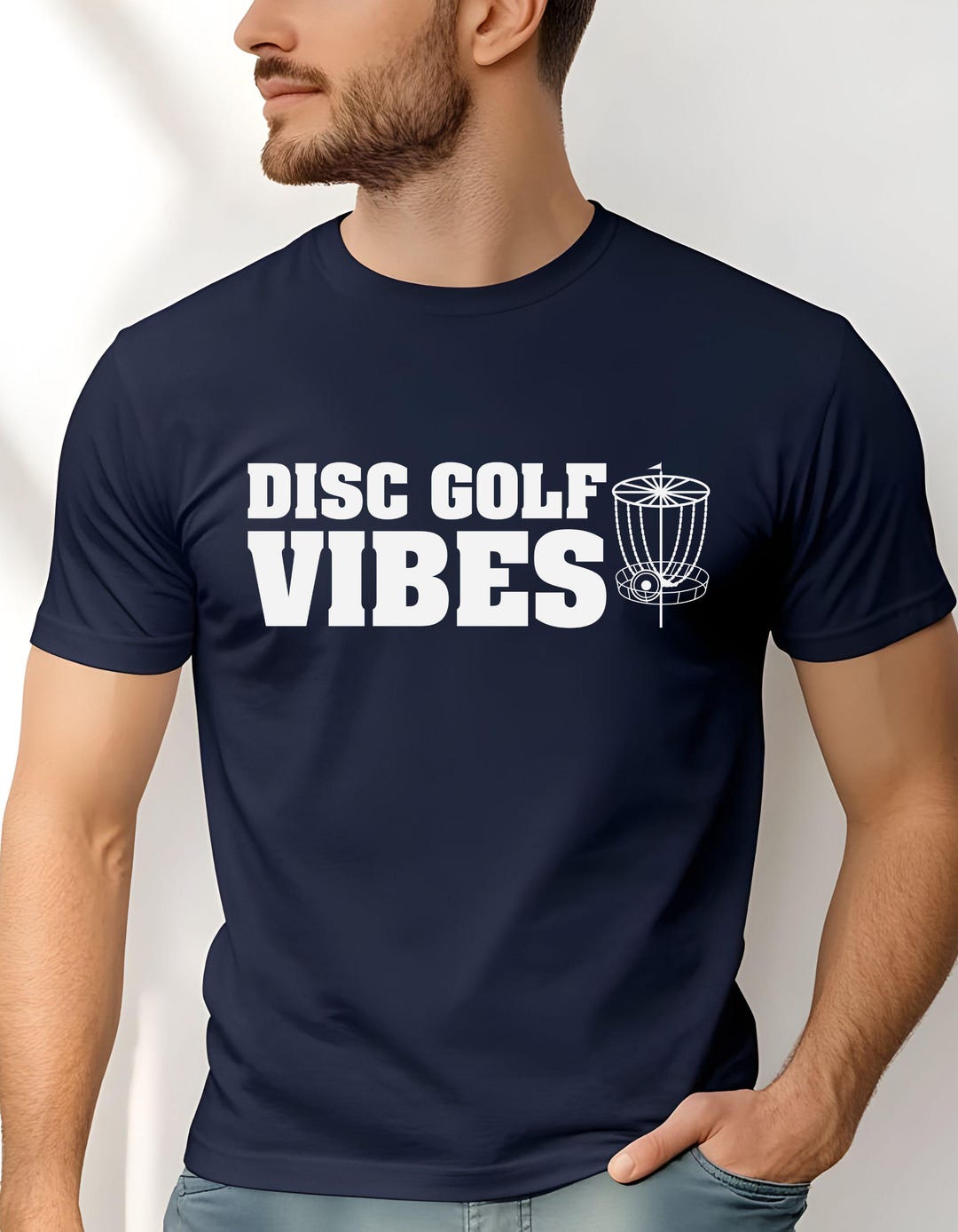 Disc Golf Vibes Unisex Jersey Short Sleeve Tee, Folf Shirt for Disc ...