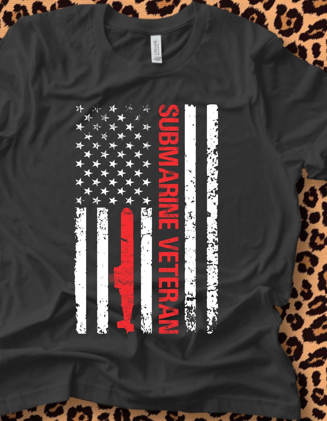 Submarine Veteran Tee - Patriotic Short Sleeve Shirt for Heroes ...
