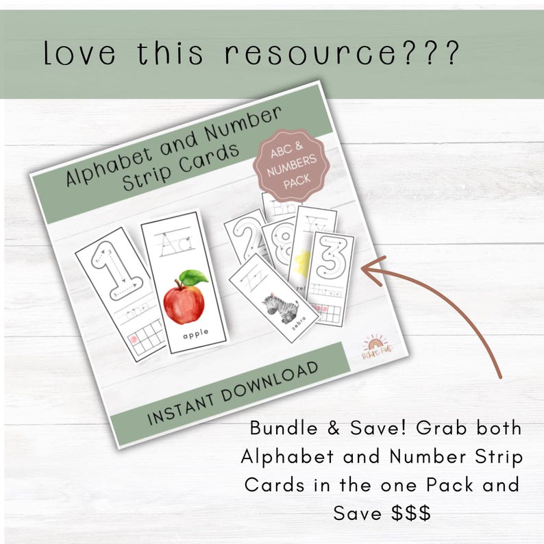 1–10 Number Strip Cards | Tens Frame | Writing Numerals | Counting ...
