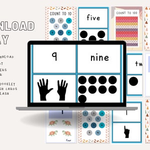 Maths Bundle, Preschool Learning Numeracy Pack, Instant Download, Learn ...