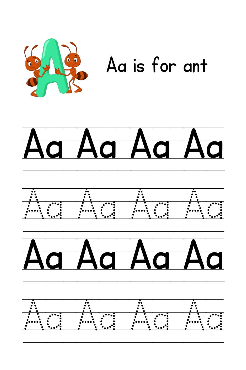 PRESCHOOL PRE-K Work Sheets for Kids ABC Worksheets Printable - Etsy ...