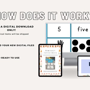 Maths Bundle, Preschool Learning Numeracy Pack, Instant Download, Learn ...