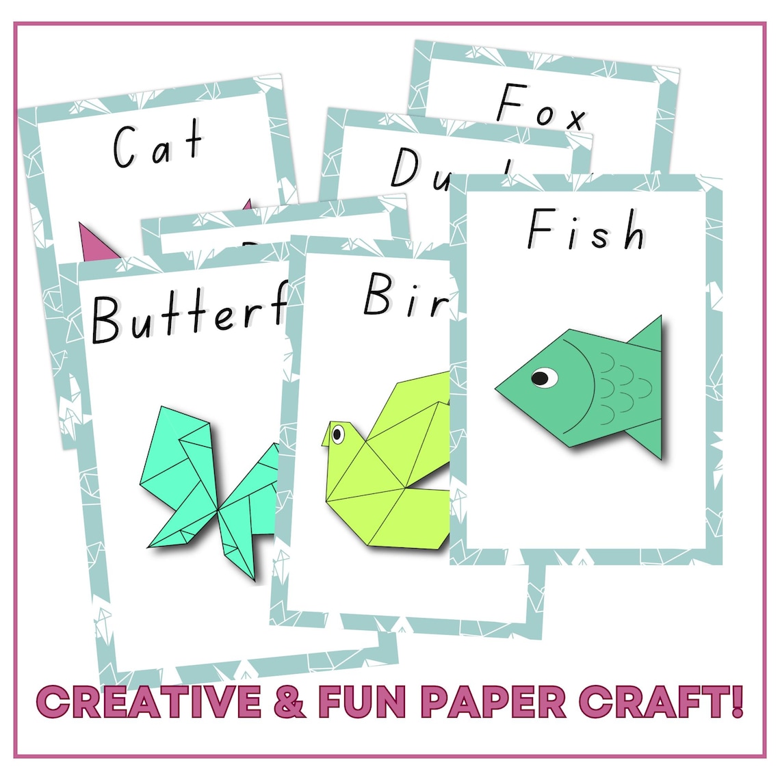 Printable Animal Origami Instructions | Fun & Easy Paper Folding for ...