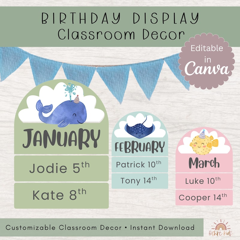 Ocean Classroom Decor - Etsy