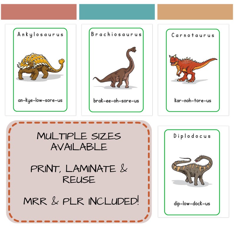 Dinosaur Alphabet Flash Cards ABC Kindergarten Printable Home Schooling ...